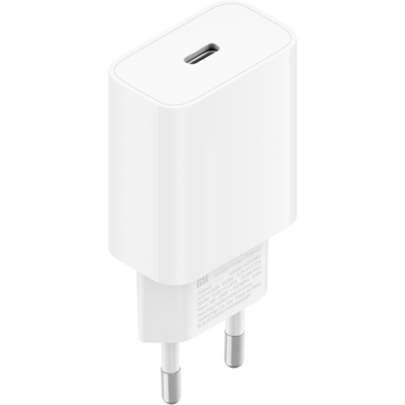 POWERPC.PT - CARGADOR XIAOMI MI FAST CHARGER 20W USB-C